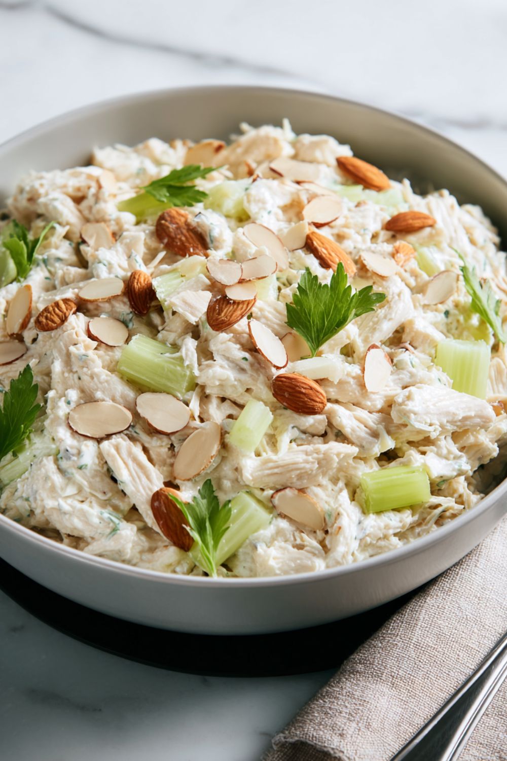 Chicken Almond Salad Recipe Recipe - Lulu's Copycats