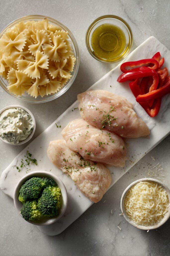 Chicken Bow Tie Pasta Recipe - Lulu's Copycats