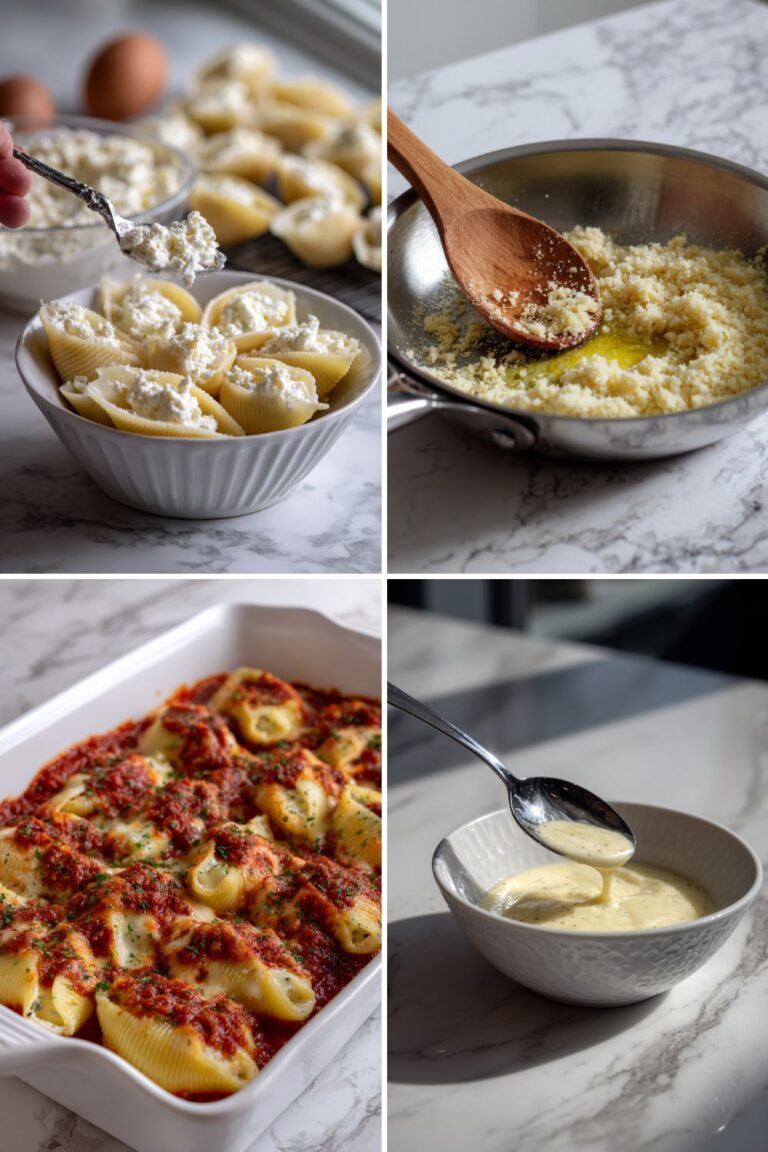 Giant Cheese Stuffed Shells Recipe - Lulu's Copycats