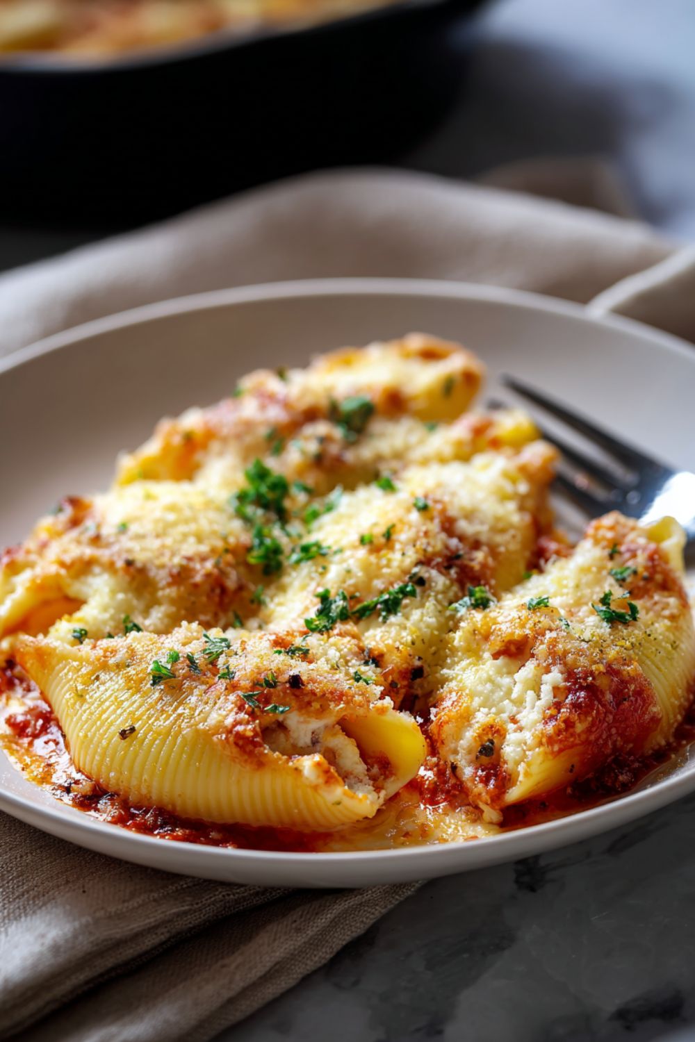 Giant Cheese Stuffed Shells Recipe - Lulu's Copycats