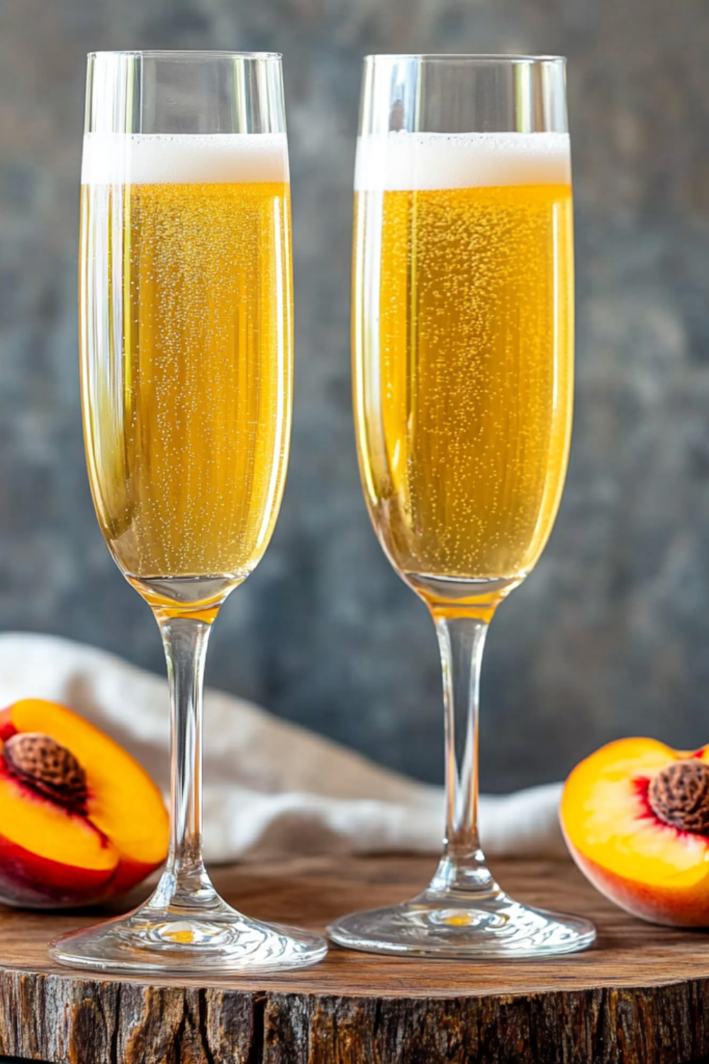 Peach Bellini – Easy Olive Garden Copycat - Lulu's Copycats
