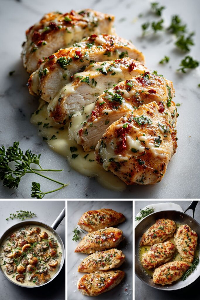 Stuffed Chicken Marsala Recipe - Lulu's Copycats