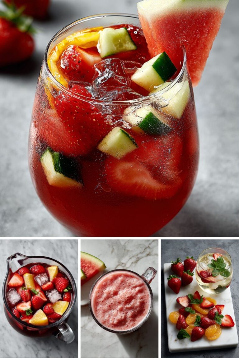 Watermelon Moscato Sangria Recipe - Lulu's Copycats