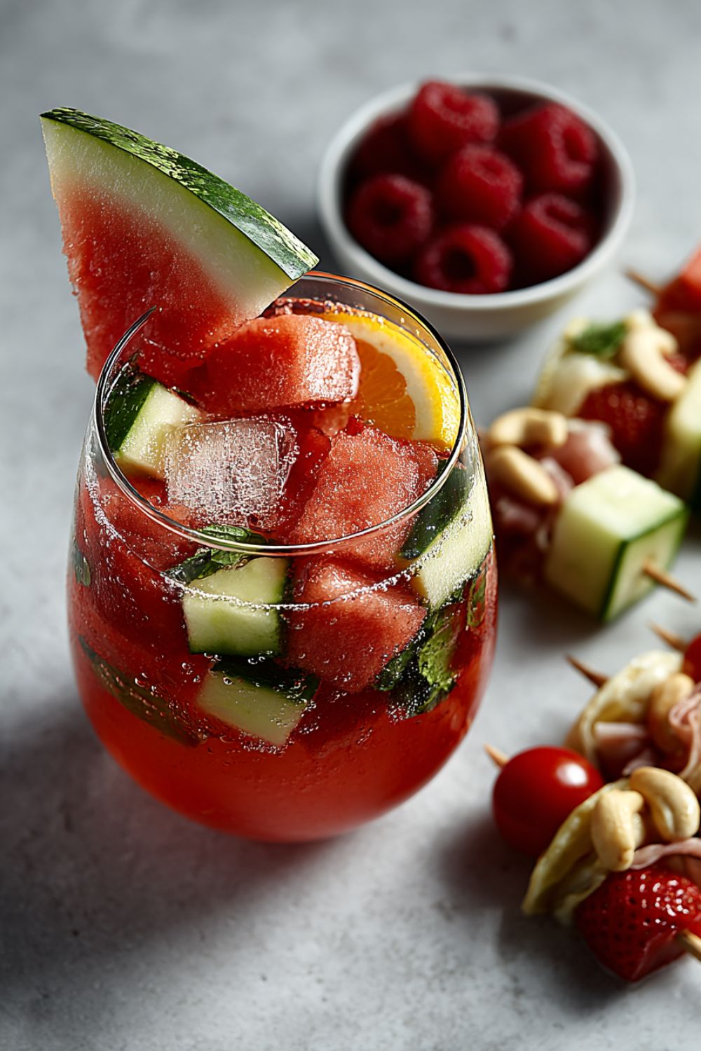 Watermelon Moscato Sangria Recipe - Lulu's Copycats