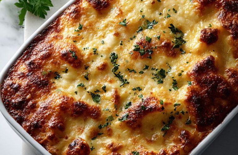 Baked Pasta Romana with Beef Recipe - Lulu's Copycats