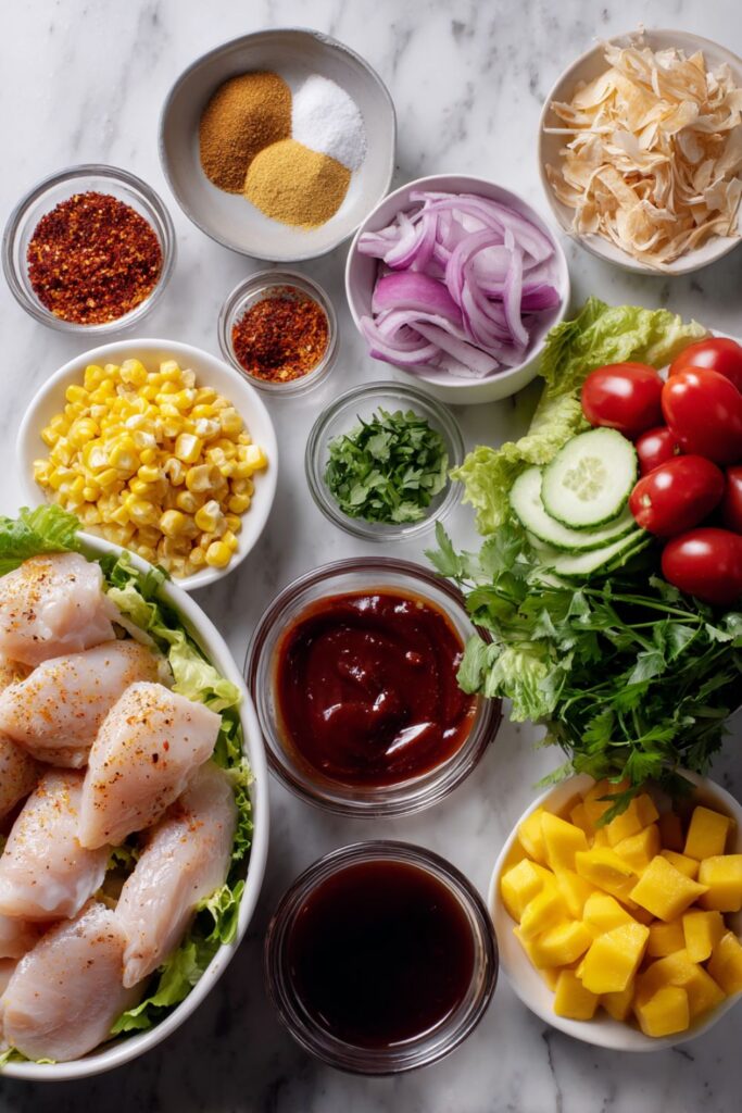 Bbq Chicken Salad Recipe - Lulu's Copycats