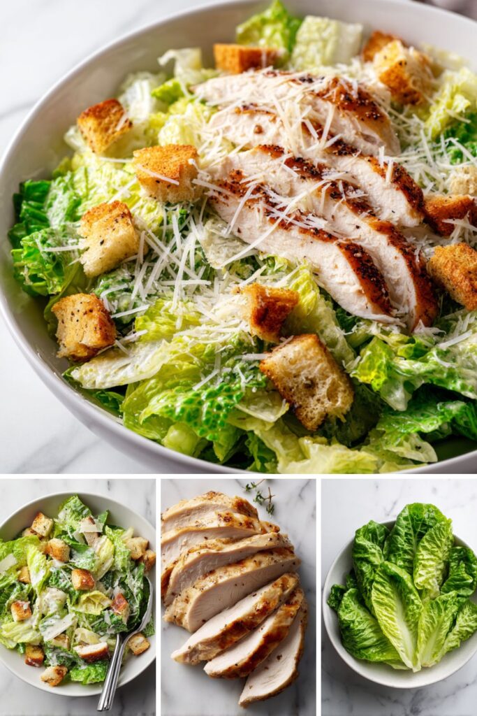 Chicken Caesar Salad Recipe - Lulu's Copycats