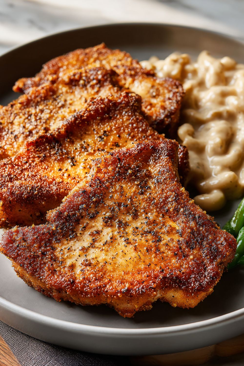 Country Fried Pork Chops Recipe - Lulu's Copycats