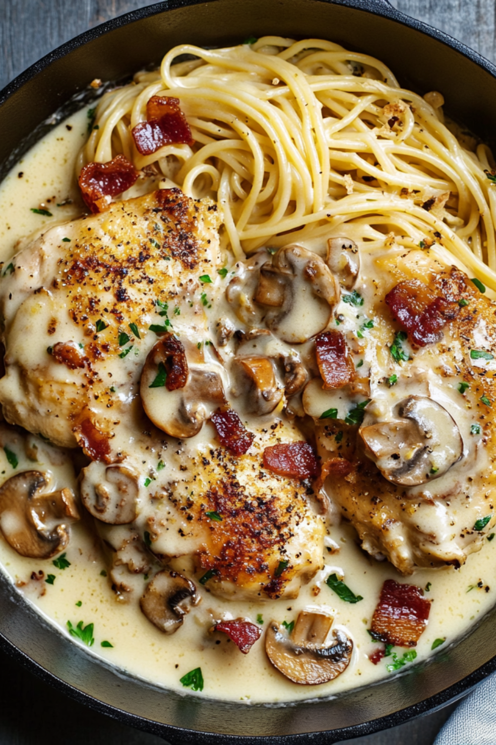 Chicken Riesling – Easy Cheesecake Factory Copycat - Lulu's Copycats