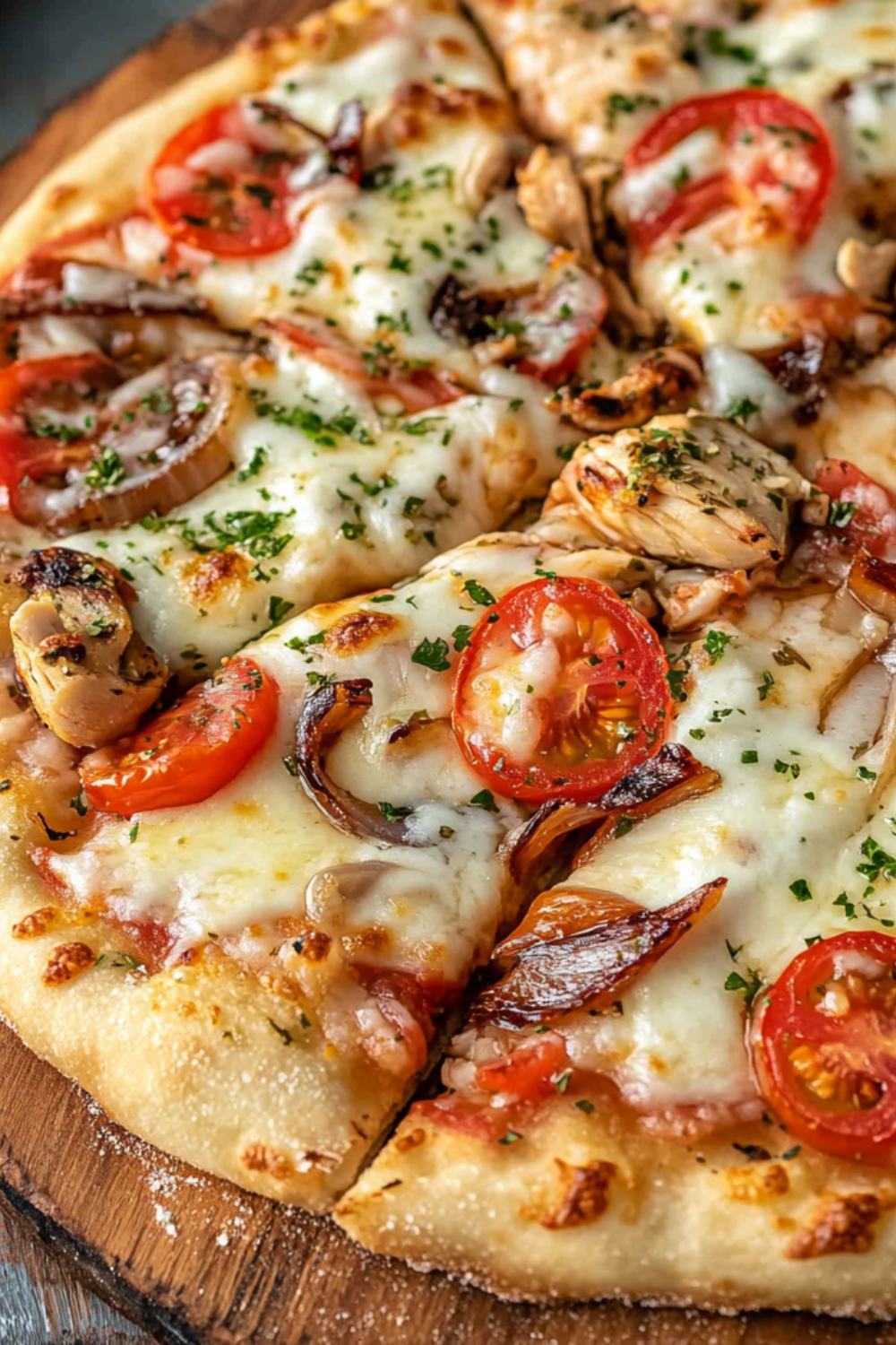 Chicken Formaggio Pizza – Easy Olive Garden Copycat - Lulu's Copycats