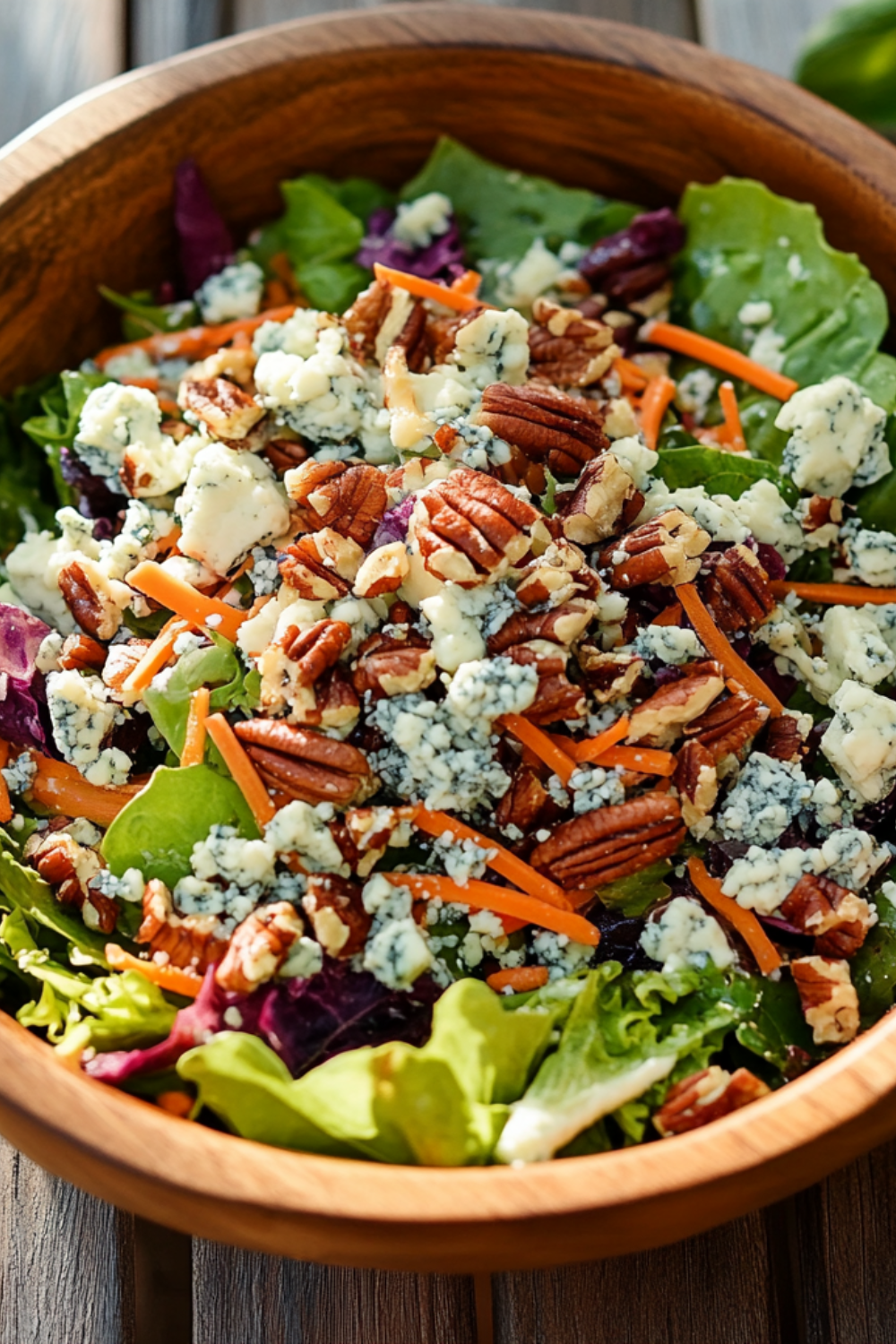 Blue Cheese Pecan Chopped Salad– Easy Outback Steakhouse Copycat - Lulu ...