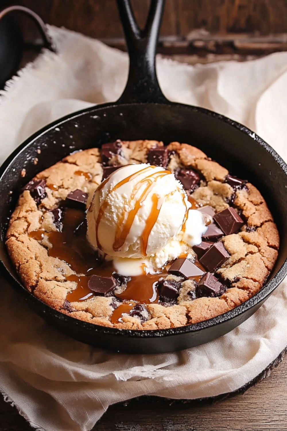Salted Caramel Cookie Skillet– Easy Outback Steakhouse Copycat - Lulu's ...