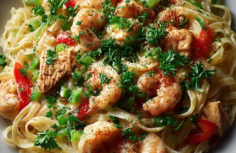 Cajun Jambalaya Pasta Recipe - Lulu's Copycats