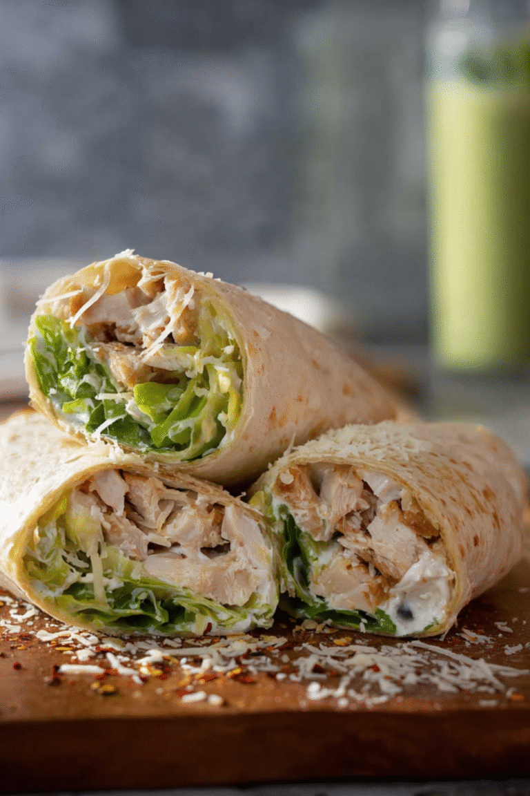 Chicken Caesar Wrap Recipe - Lulu's Copycats