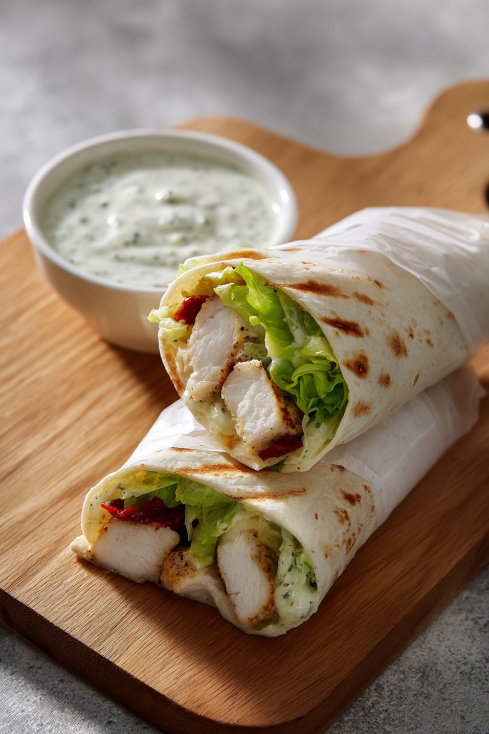 Chicken Caesar Wrap Recipe - Lulu's Copycats