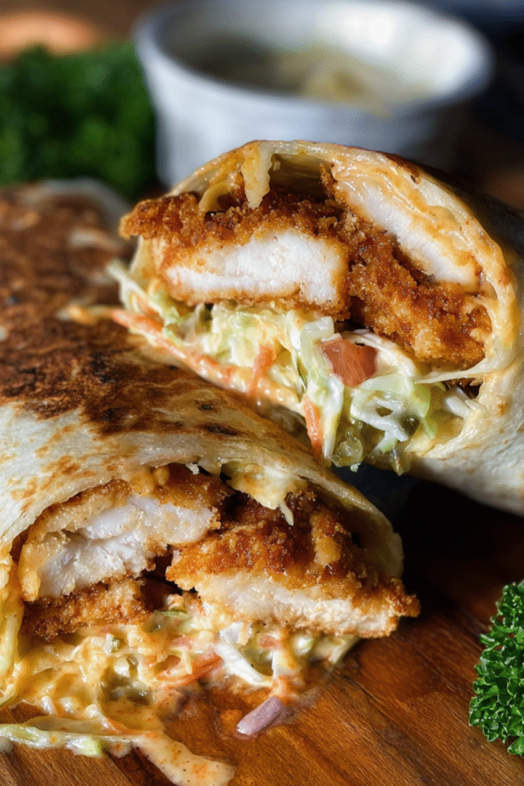Honey Mustard Chicken Tender Wraps Recipe - Lulu's Copycats