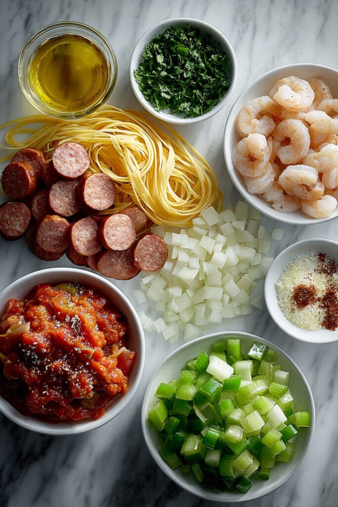 Jambalaya Pasta Recipe - Lulu's Copycats