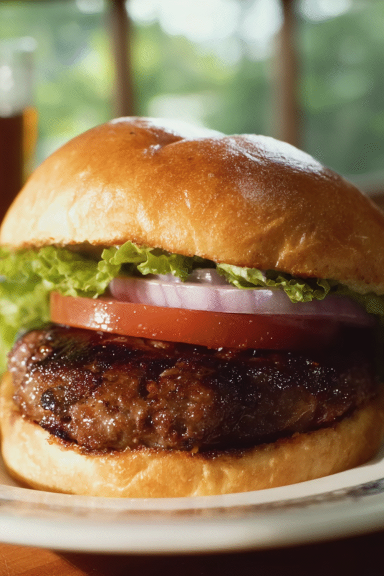Classic Burger Recipe - Lulu's Copycats