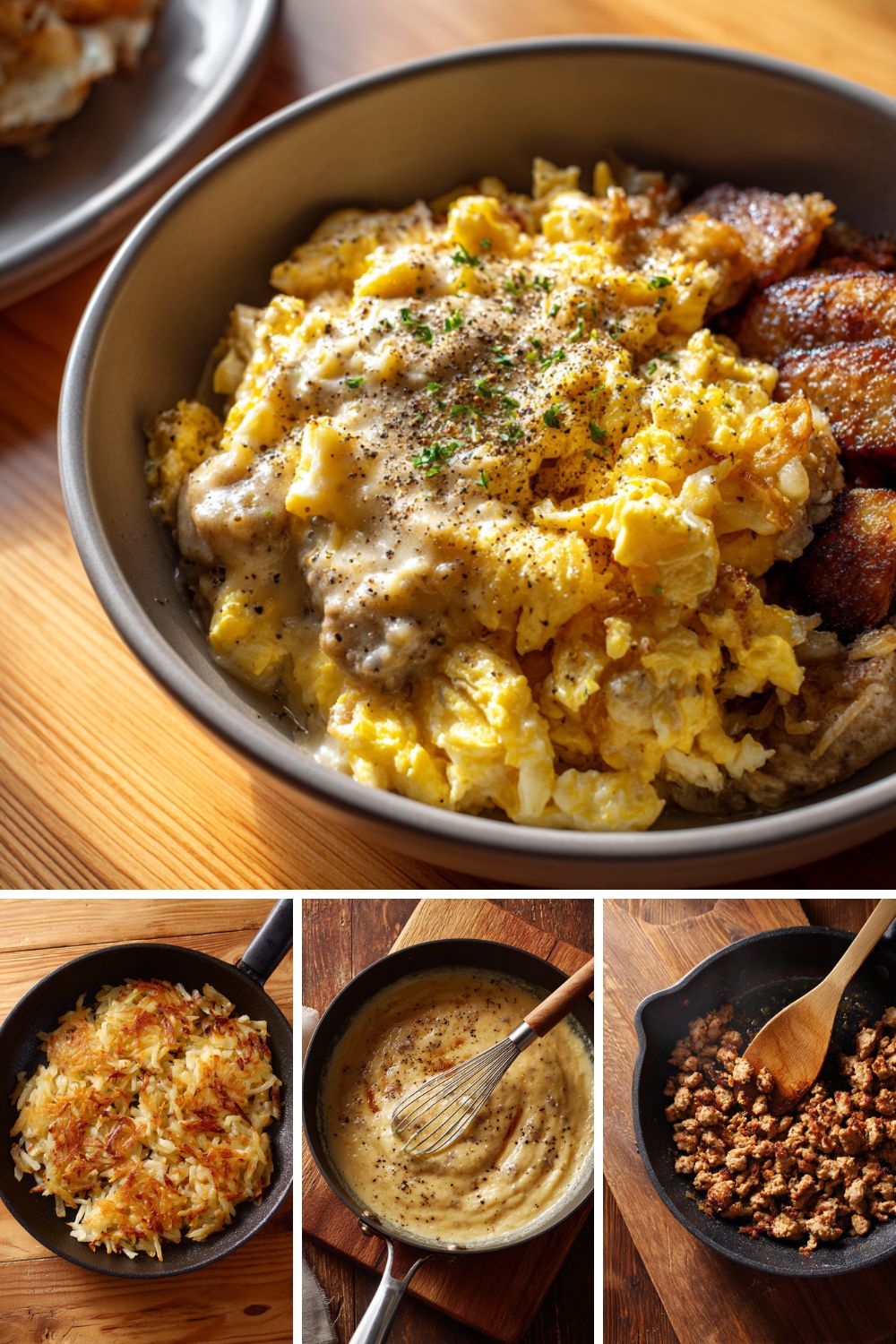 Sausage Gravy Bowl Recipe - Lulu's Copycats