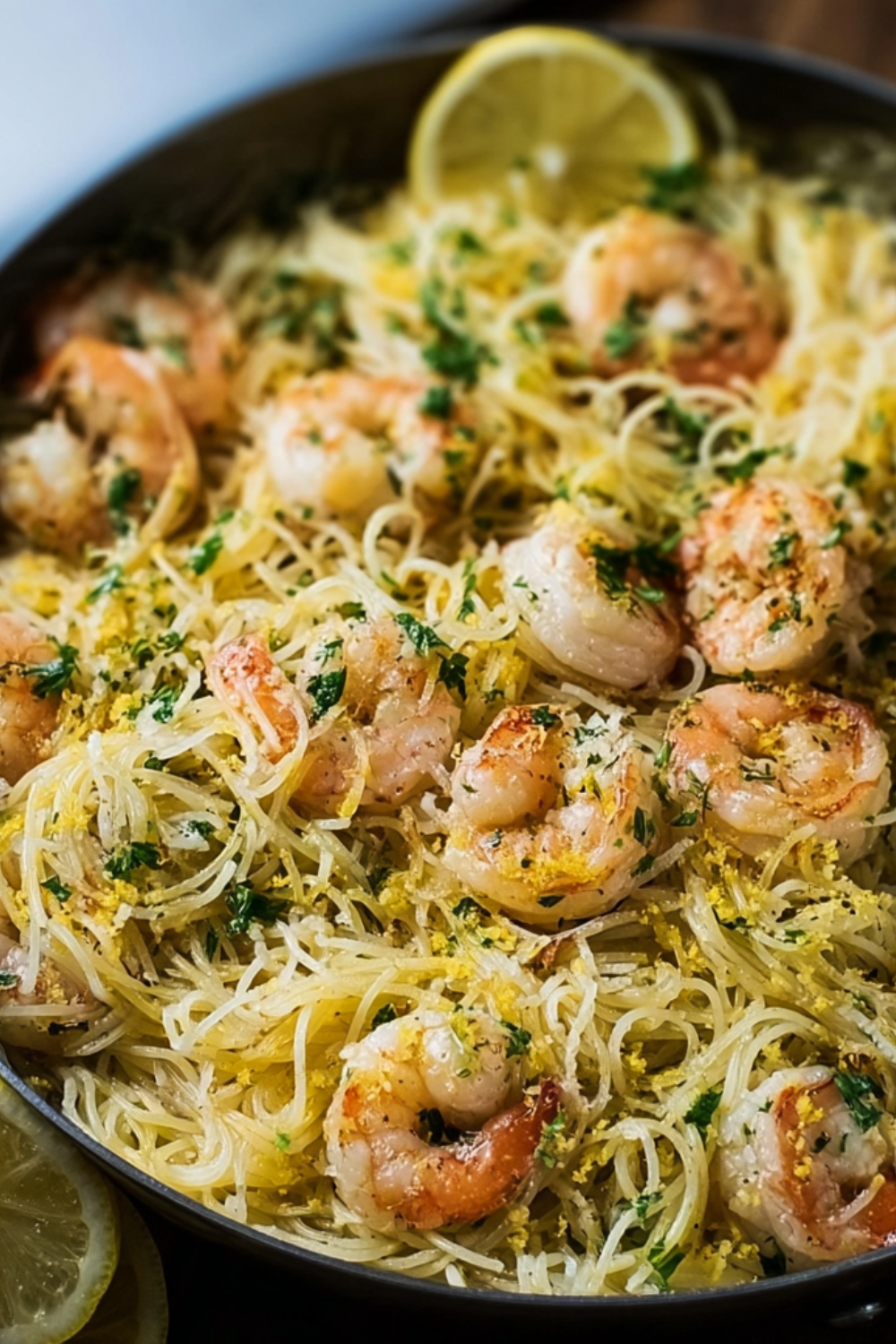 Shrimp With Angel Hair Pasta Recipe - Lulu's Copycats