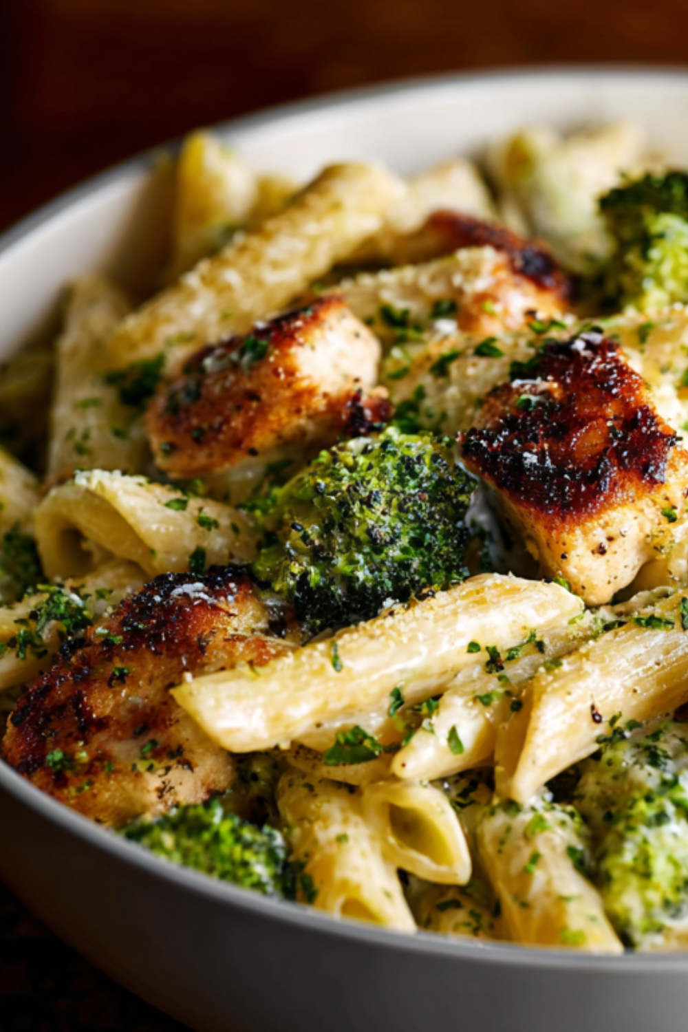 Classic Broccoli Chicken Alfredo Recipe - Lulu's Copycats