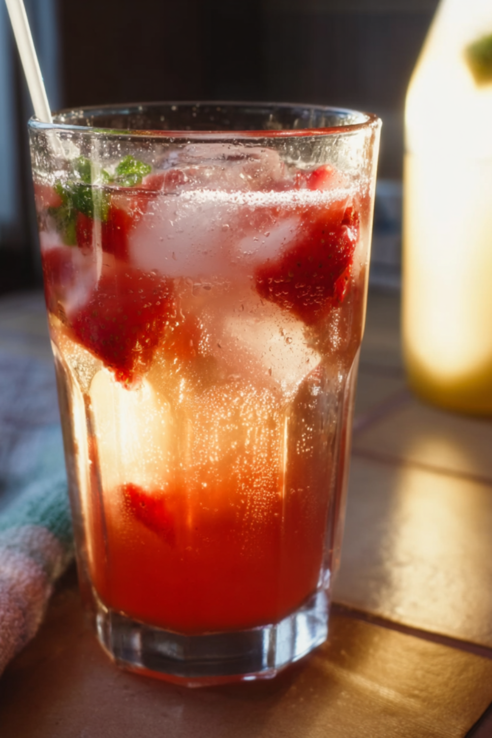 Strawberry Water Recipe - Lulu's Copycats