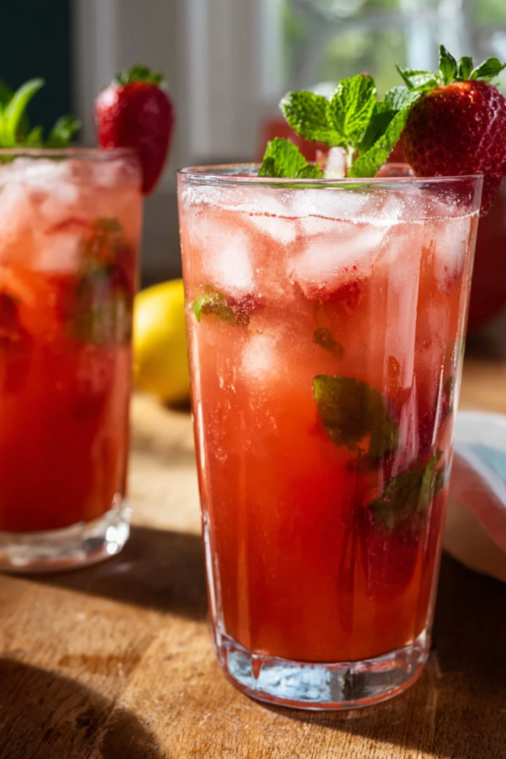 Strawberry Water Recipe - Lulu's Copycats