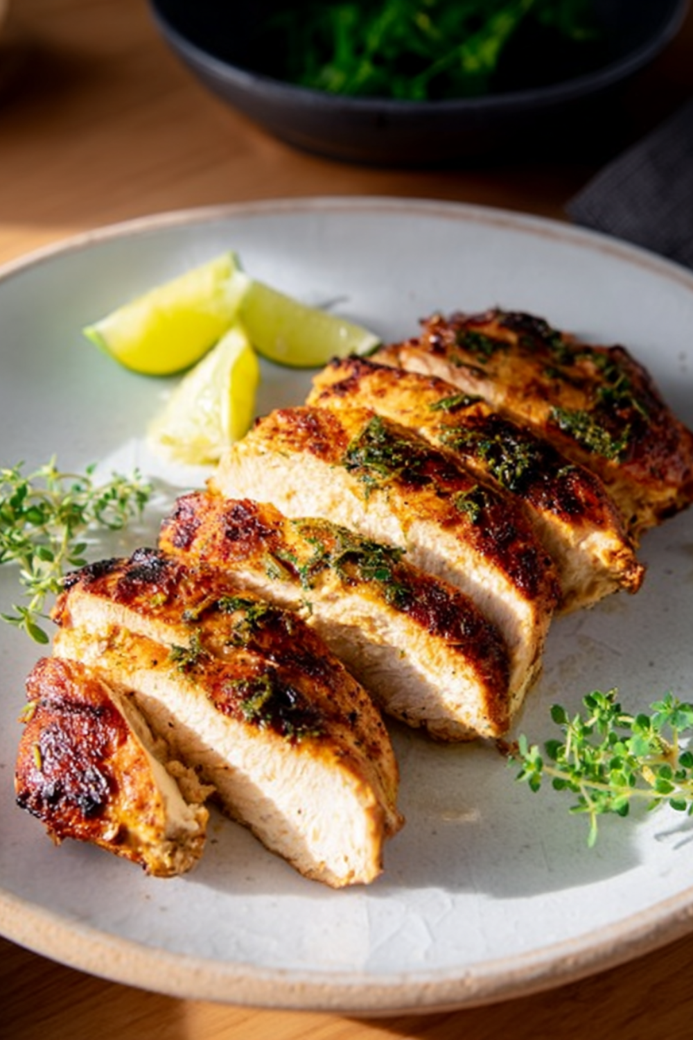 Cedar Grilled Lemon Chicken Recipe - Lulu's Copycats