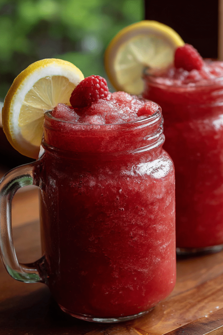Frozen Raspberry Lemonade Recipe - Lulu's Copycats