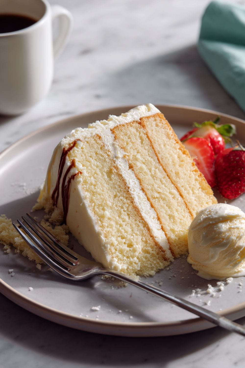 Classic Vanilla Cake Recipe - Lulu's Copycats