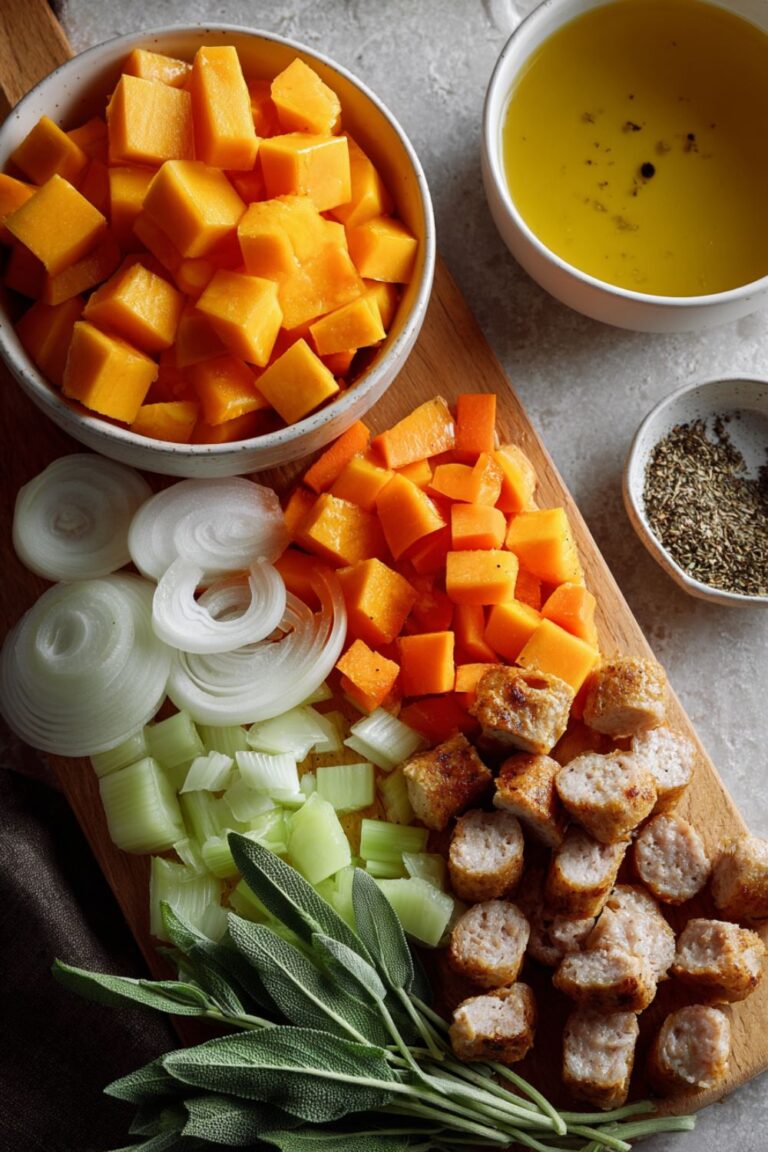 Butternut Squash Soup With Chicken Sausage Recipe - Lulu's Copycats