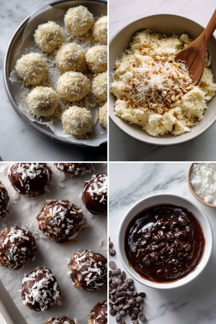 Chocolate Coconut Balls Recipe - Lulu's Copycats