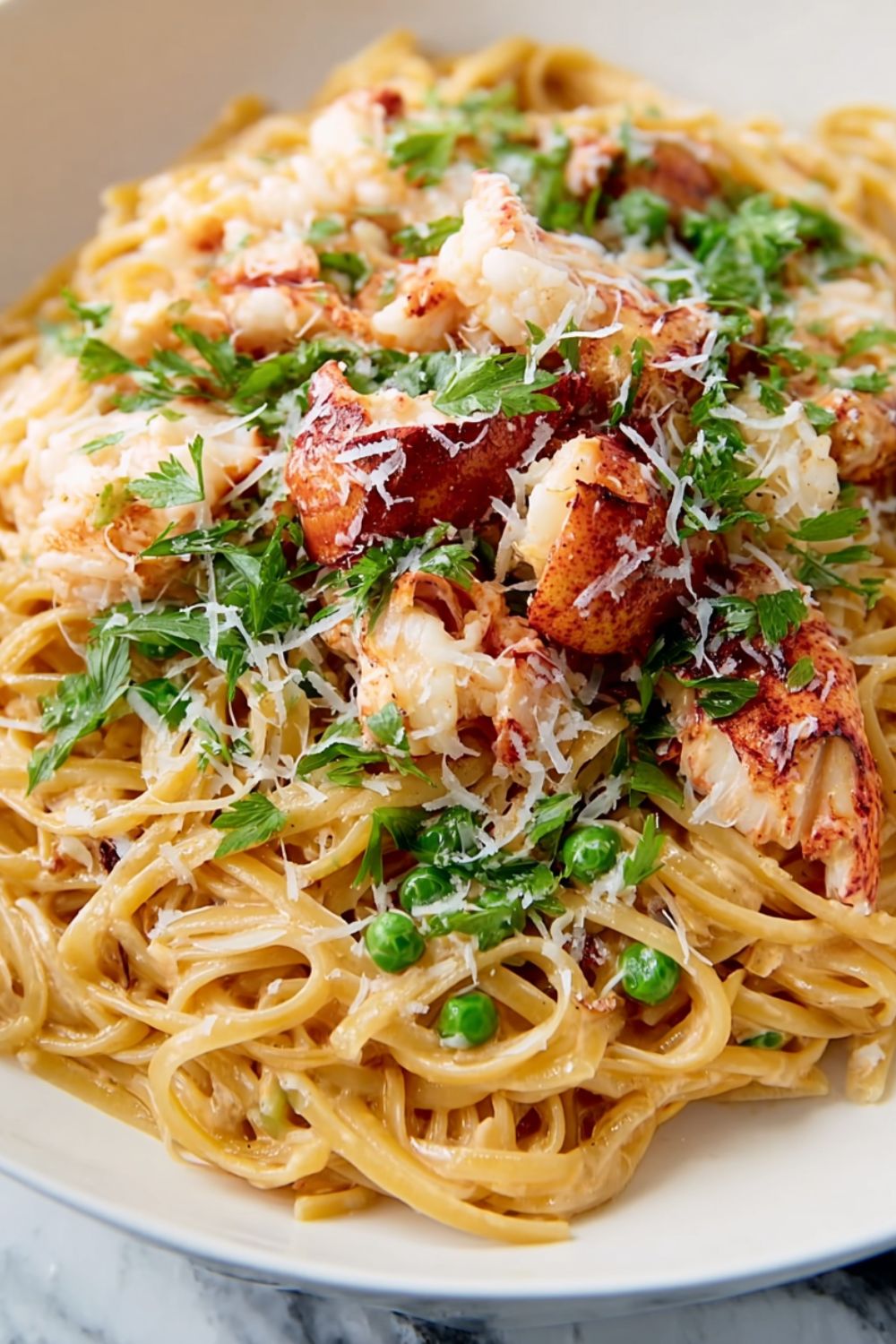 Creamy Lobster Linguine Recipe - Lulu's Copycats