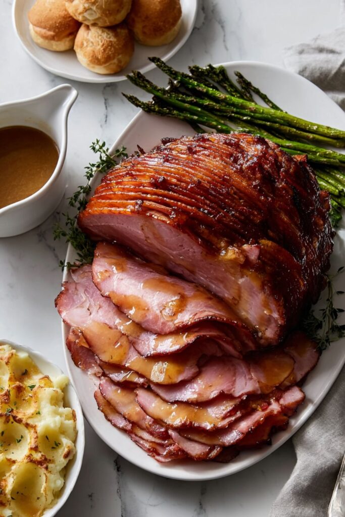 Glazed Spiral-Cut Ham Recipe - Lulu's Copycats