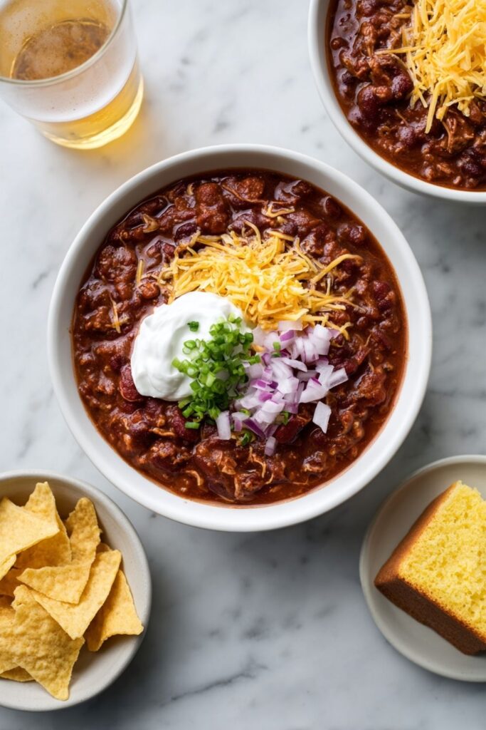 Chicken Chili Recipe - Lulu's Copycats