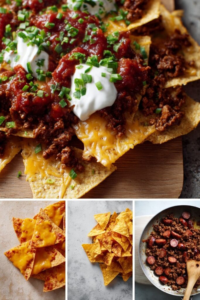 Chili Dog Nachos Recipe - Lulu's Copycats