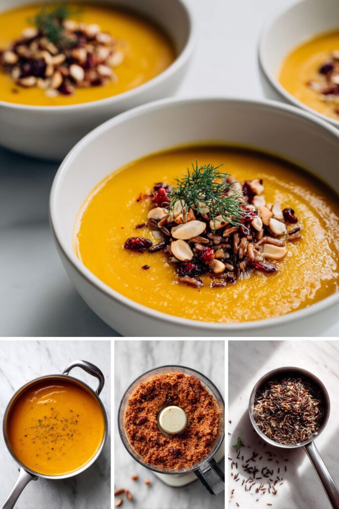 Curried Pumpkin and Wild Rice Soup Recipe - Lulu's Copycats