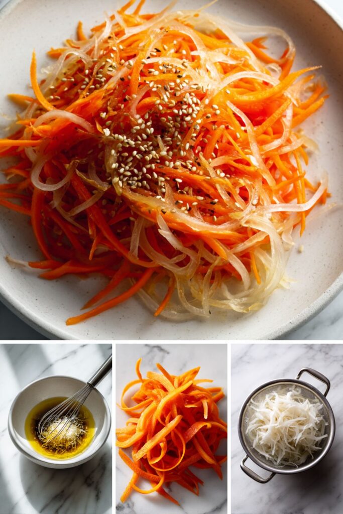 Daikon-Carrot Salad Recipe - Lulu's Copycats