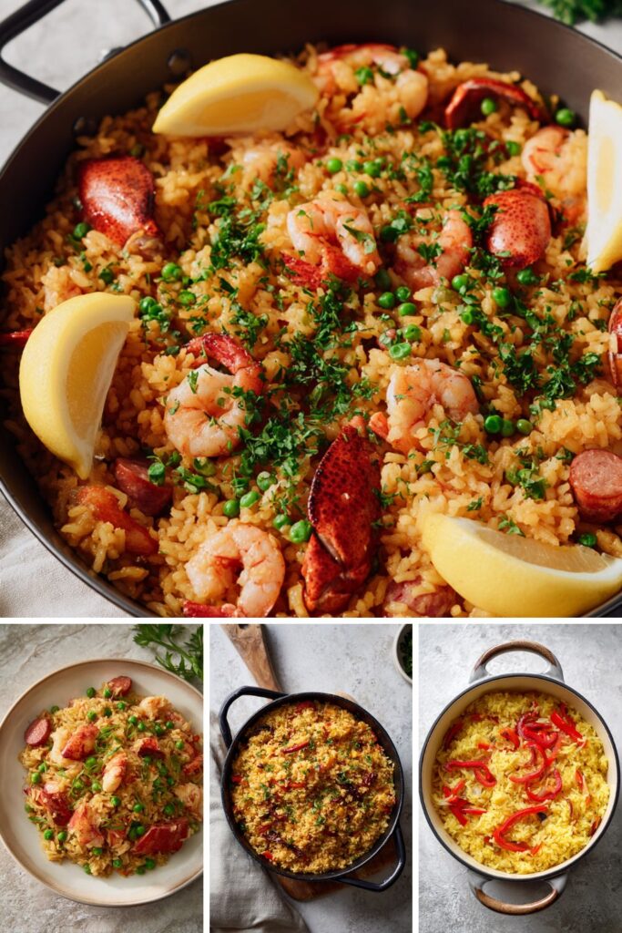Easy Lobster Paella Recipe - Lulu's Copycats