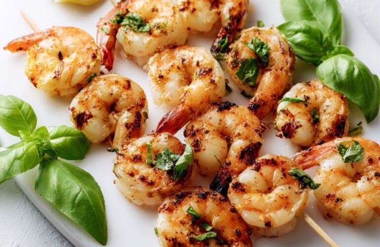 Grilled Herb Shrimp Recipe - Lulu's Copycats