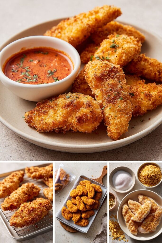 Homemade Frozen Chicken Fingers Recipe - Lulu's Copycats