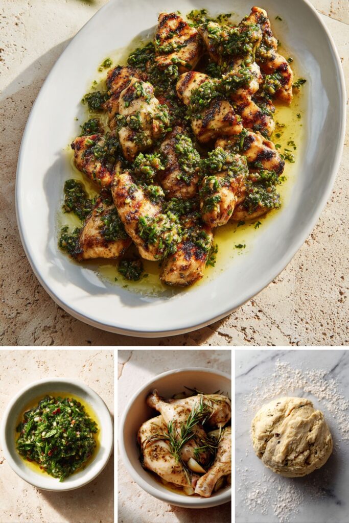 Mediterranean Grilled Chicken with Green Olive Salsa Verde Recipe ...