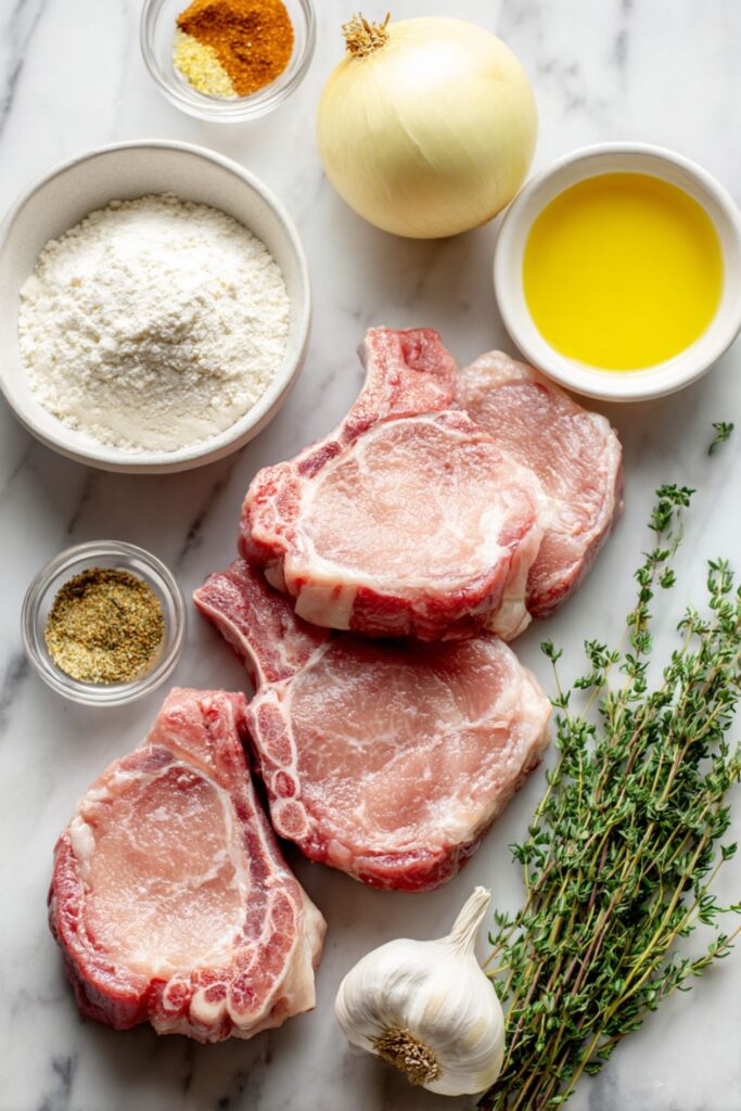 Smothered Pork Chops Recipe - Lulu's Copycats