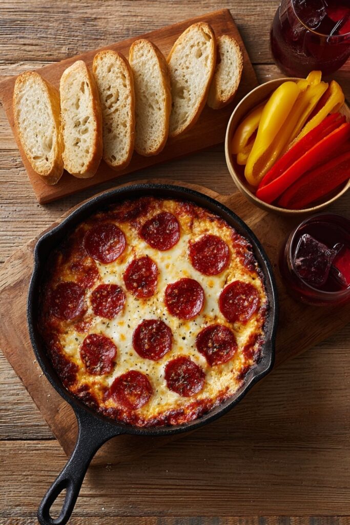 Supreme Pizza Dip Recipe - Lulu's Copycats