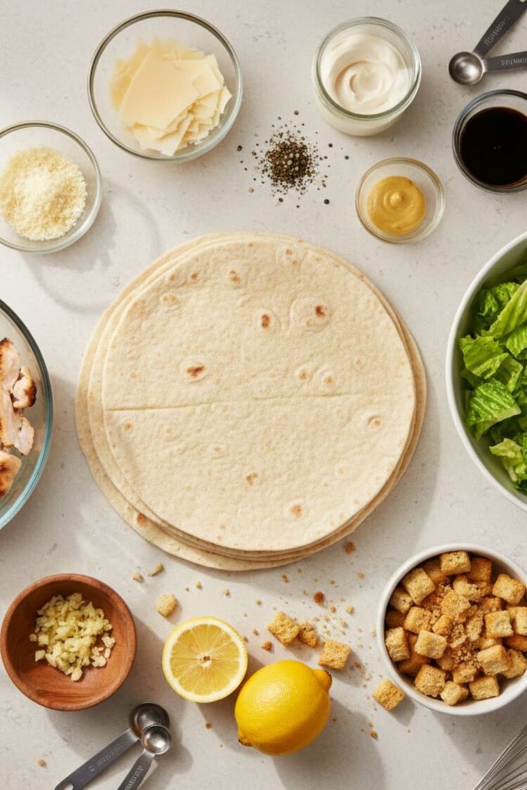 Trader Joes Chicken Caesar Wrap Copycat Recipe