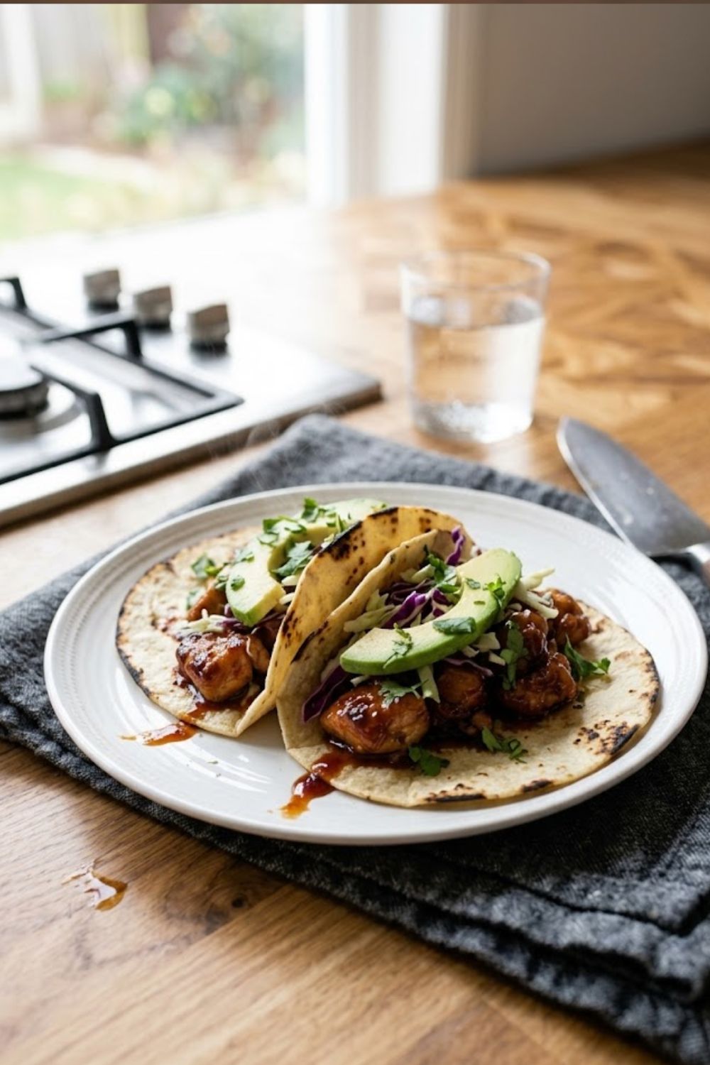 Sticky Honey Chipotle Chicken Tacos Recipe
